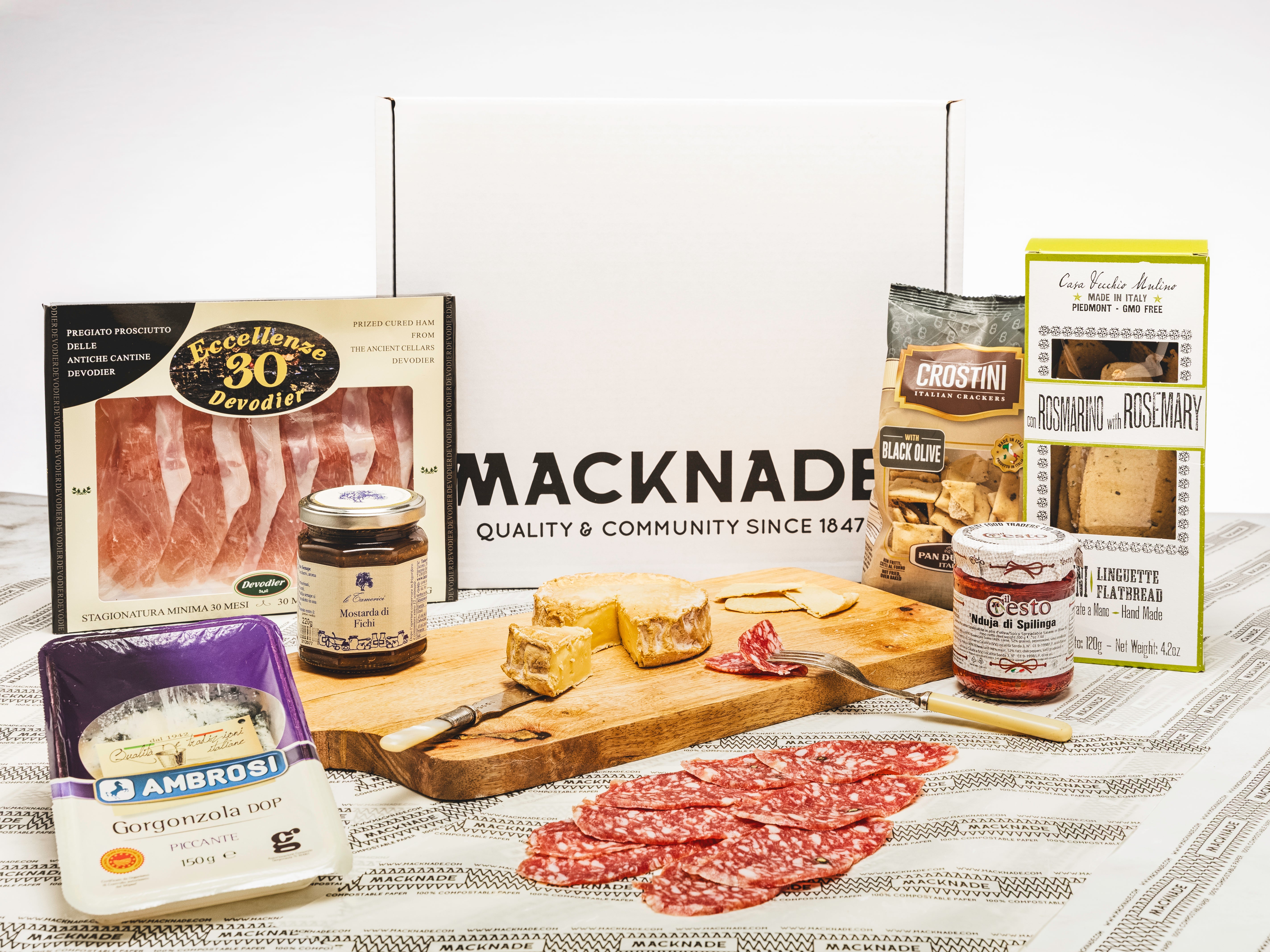 Italian Cheese & Charcuterie Gift Box – Macknade